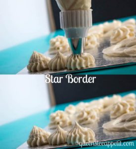 How to Pipe Cake Borders + How to Prepare a Piping Bag