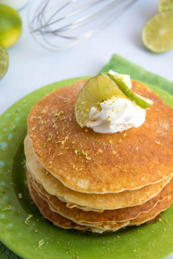 Key Lime Pie Pancakes ~ Recipe | Queenslee Appétit