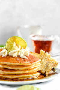 Key Lime Pie Pancakes ~ Recipe | Queenslee Appétit