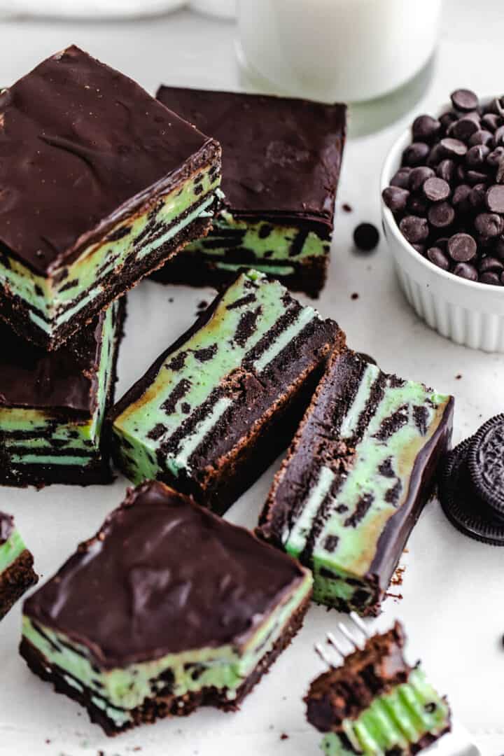 Mint Oreo Fudge Brownies | Queenslee Appétit