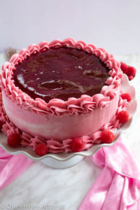 Vanilla Raspberry Cake ~ Recipe | Queenslee Appétit