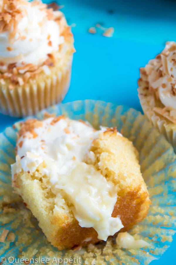 Coconut Cream Pie Cupcakes ~ Recipe | Queenslee Appétit