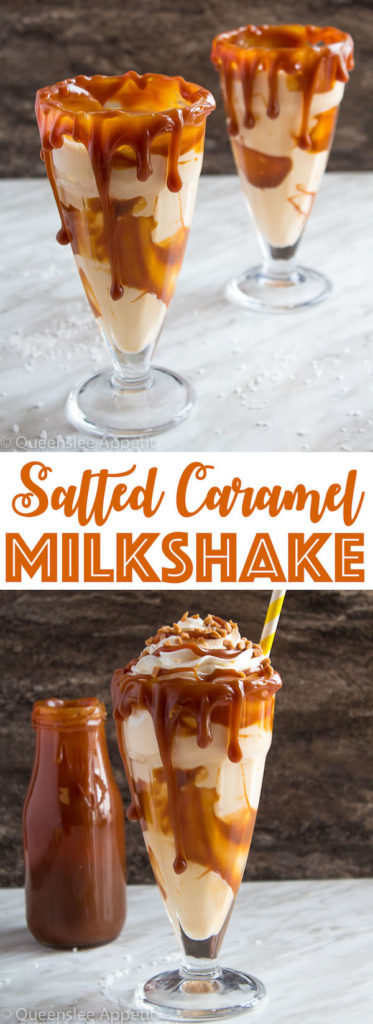 Salted Caramel Milkshake ~ Recipe | Queenslee Appétit