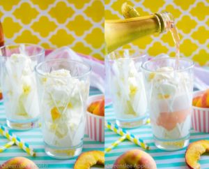 Peaches and Cream Floats ~ Recipe | Queenslee Appétit