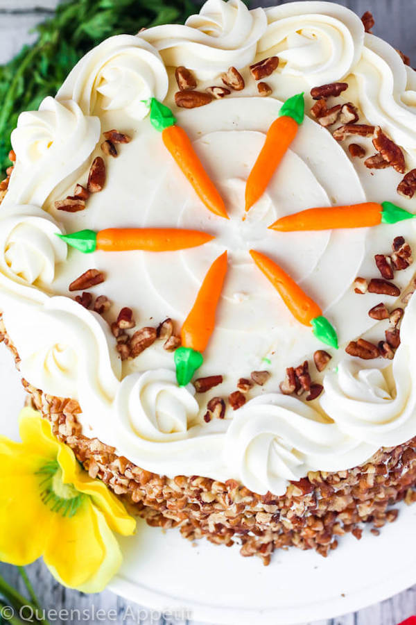 Perfect Carrot Cake with Cream Cheese Frosting | Queenslee Appétit