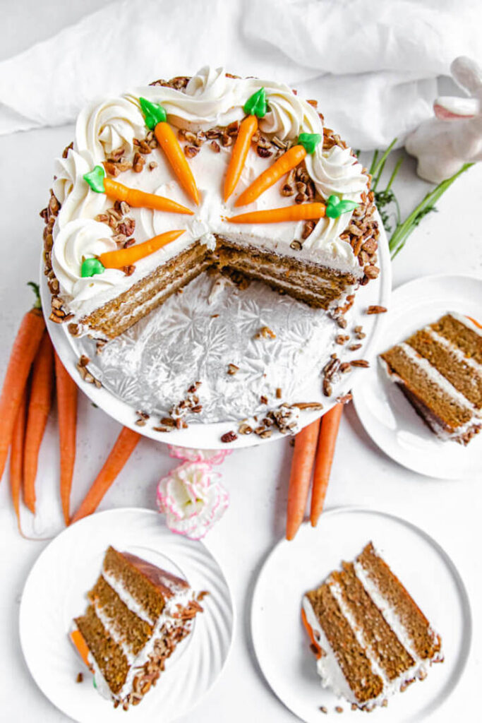 Perfect Carrot Cake With Cream Cheese Frosting Queenslee Appétit