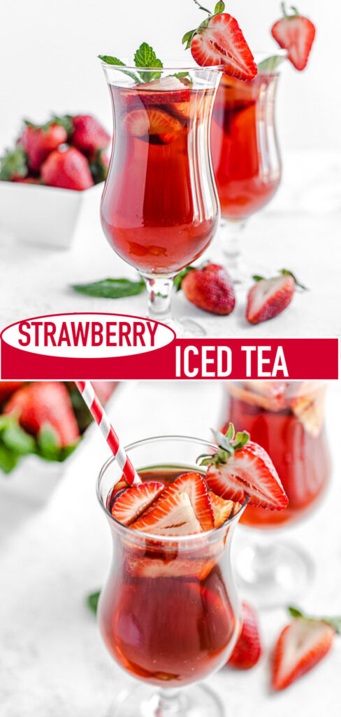 Strawberry Iced Tea Recipe | Queenslee Appétit